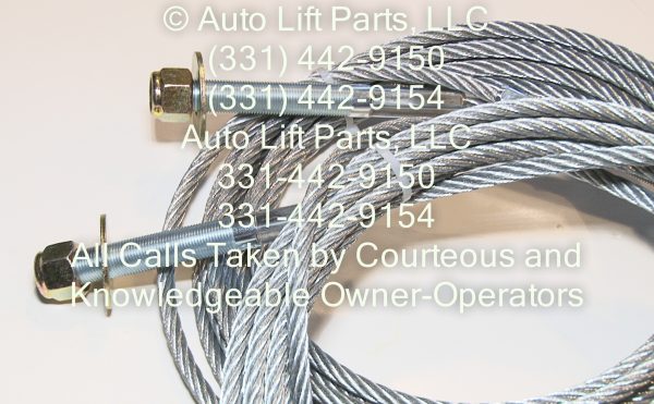 36000 37000 39000 Challenger Lift Cables (2) 7229-30 FREE Ship