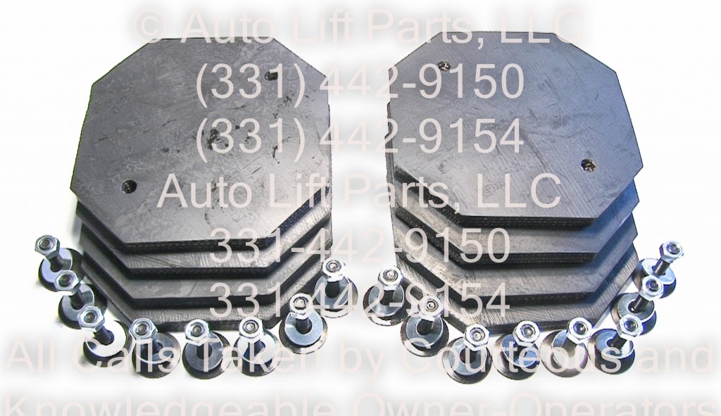 Heavy Duty 6-8 PLY Rubber Arm Pads (2 Sets of 4) FORWARD