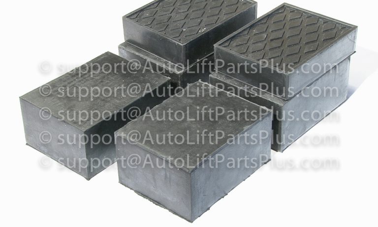 Solid Rubber Stack Blocks (6) for Any Auto Lift or Rolling Jack