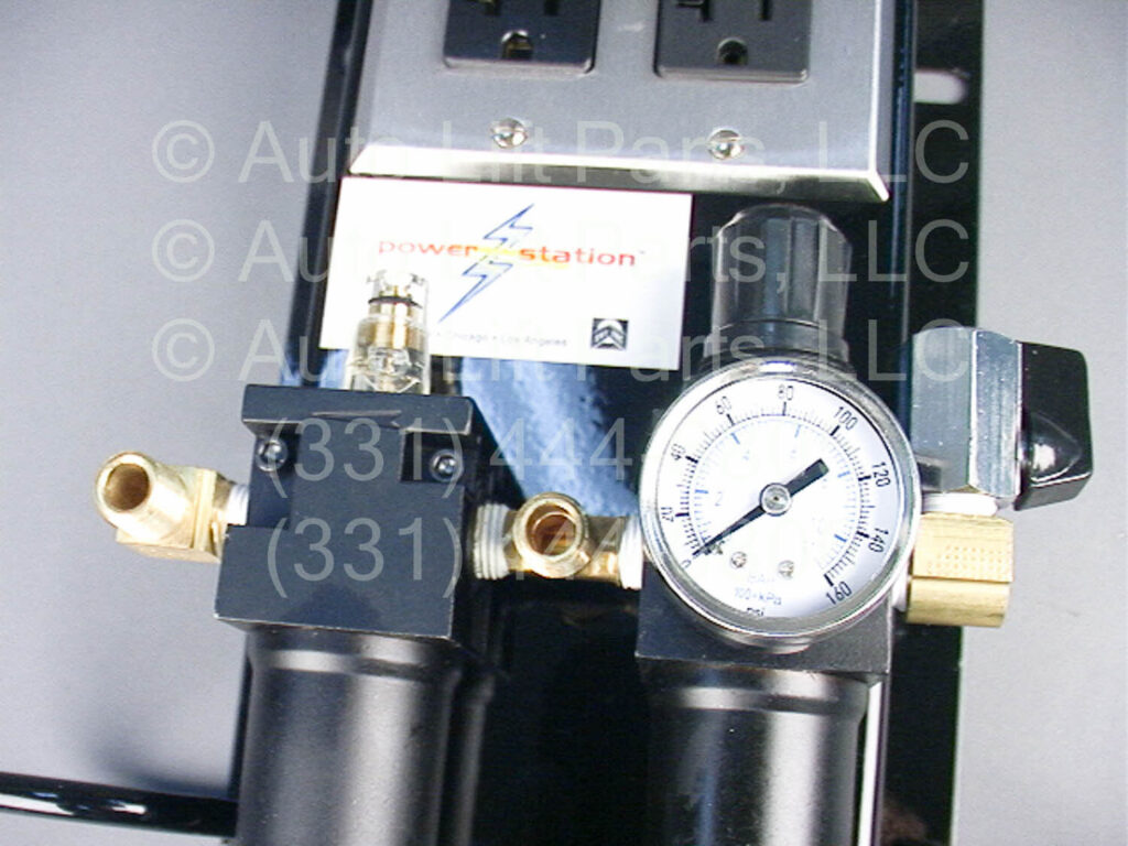 Air/Electric Utility Station for 2-Post Surface Mount Lifts